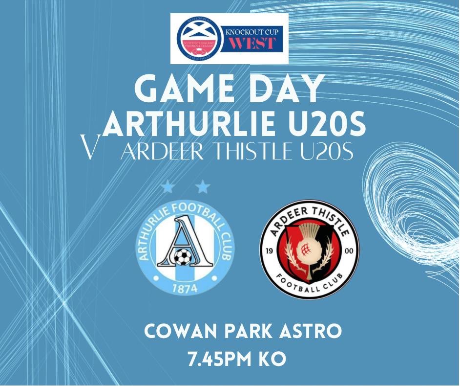 UNDER-20S MATCHDAY V ARDEER – The Official Website of Arthurlie ...