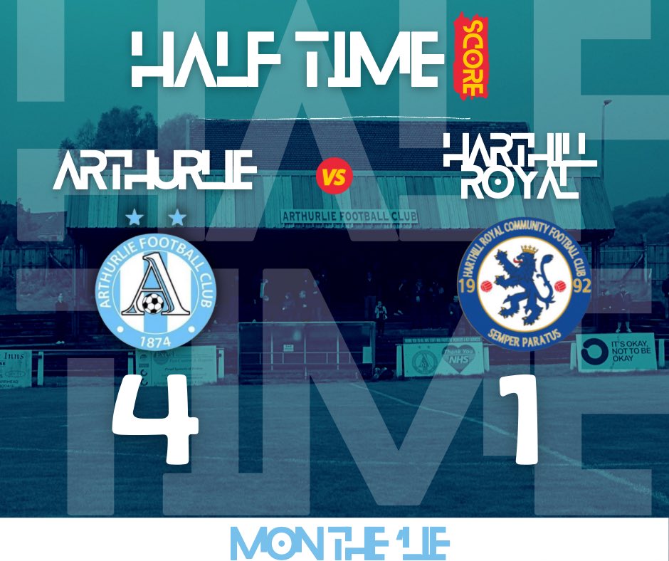 HALF-TIME: ARTHURLIE 4-1 HARTHILL ROYAL – The Official Website of ...