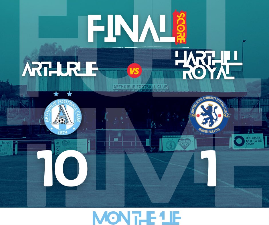 MATCH REPORT: ARTHURLIE 10-1 HARTHILL ROYAL – The Official Website of ...