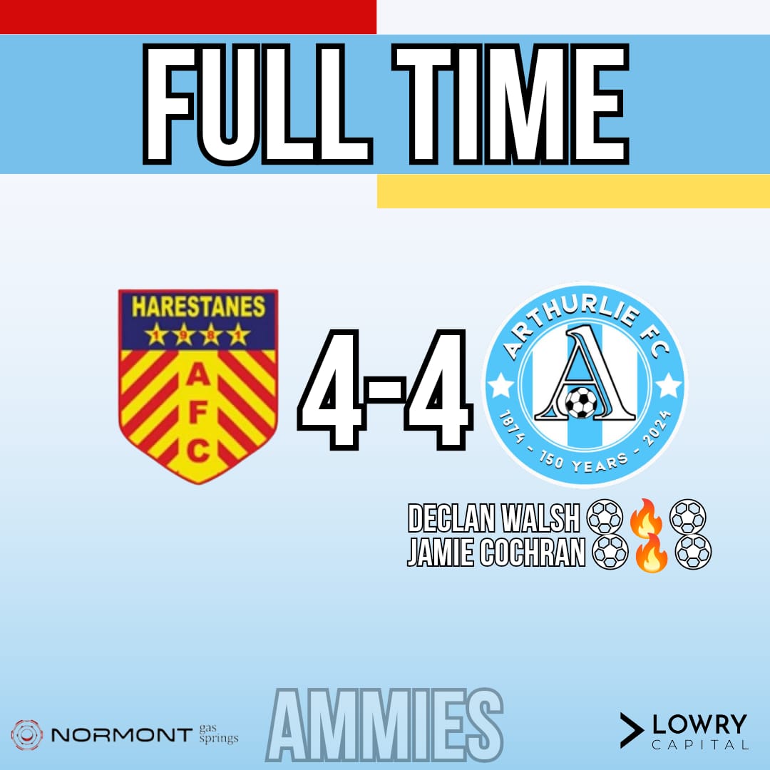 MATCH REPORT: HARESTANES 4-4 AMATEURS – The Official Website of ...