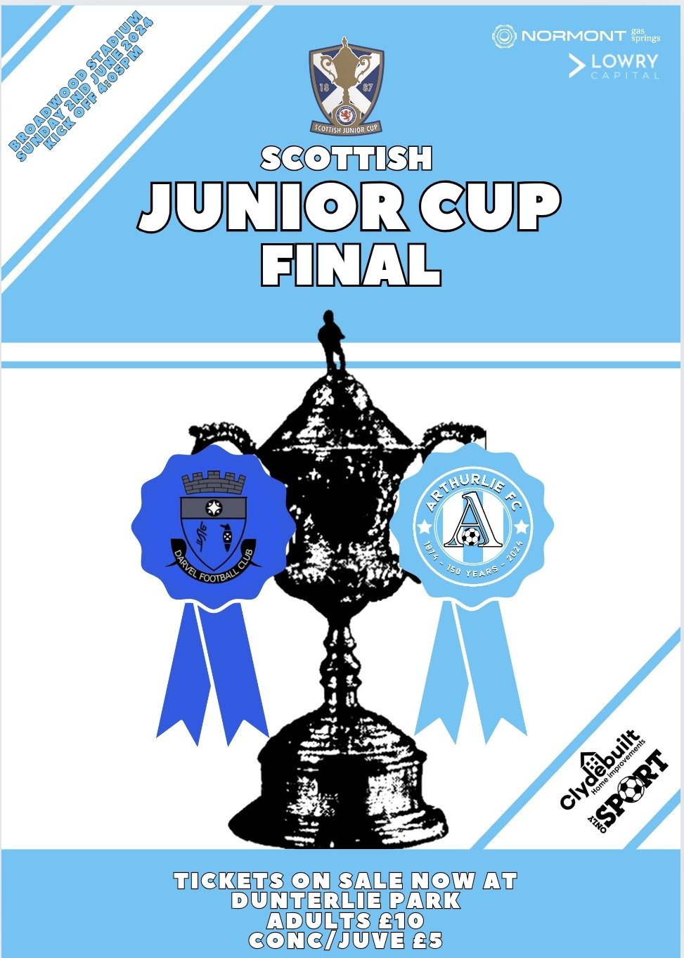 CUP FINAL TICKETS – The Official Website of Arthurlie Football Club