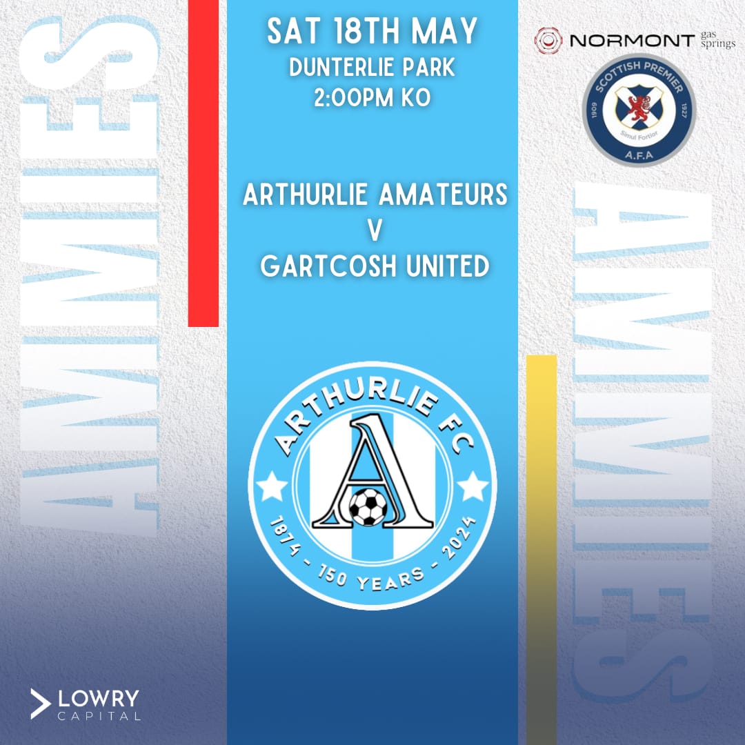 ARTHURLIE AMATEURS MATCHDAY – The Official Website of Arthurlie ...