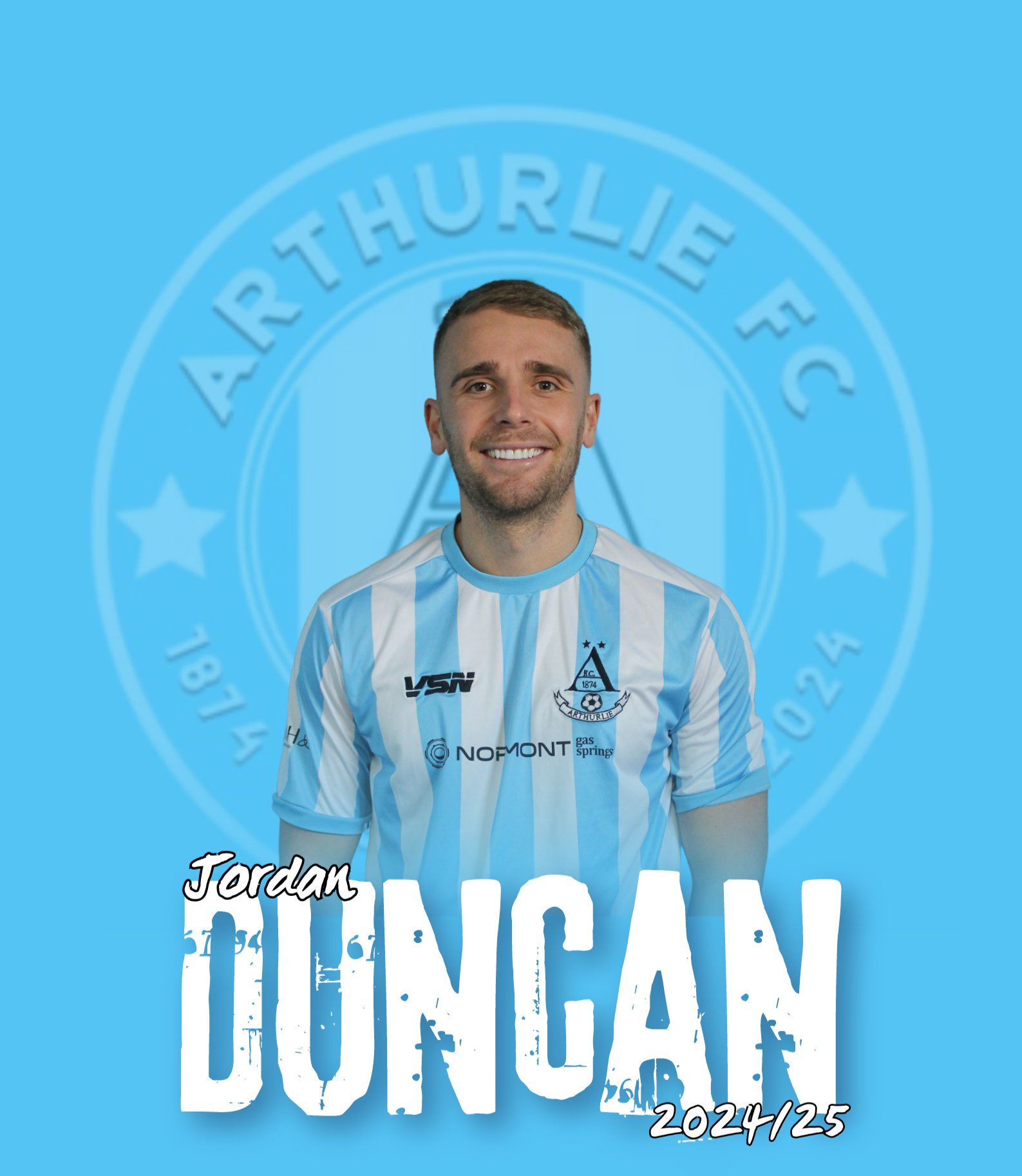 JORDAN DUNCAN EXTENDS STAY – The Official Website of Arthurlie Football ...