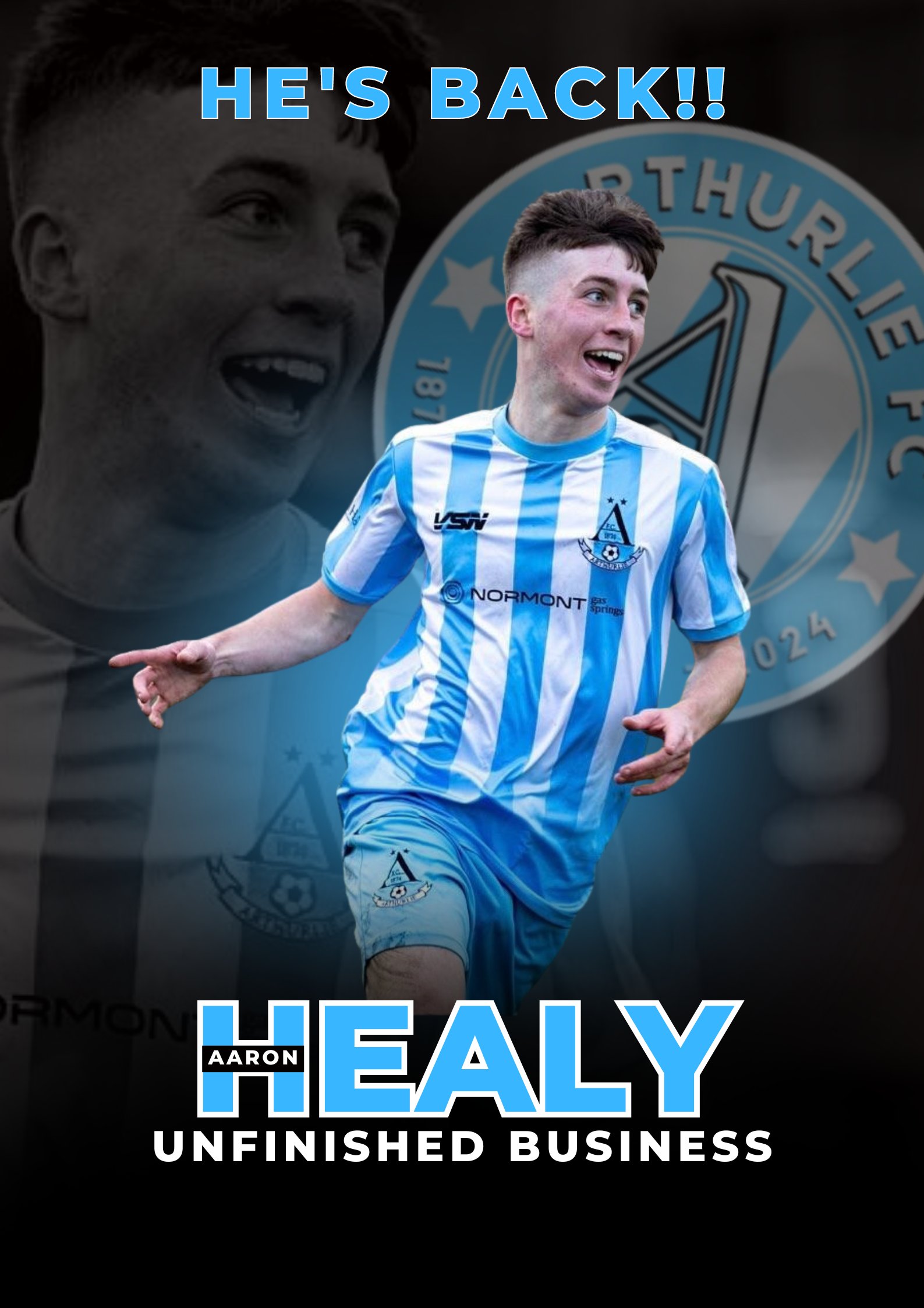 BREAKING NEWS: HEALY RETURNS! – The Official Website of Arthurlie ...