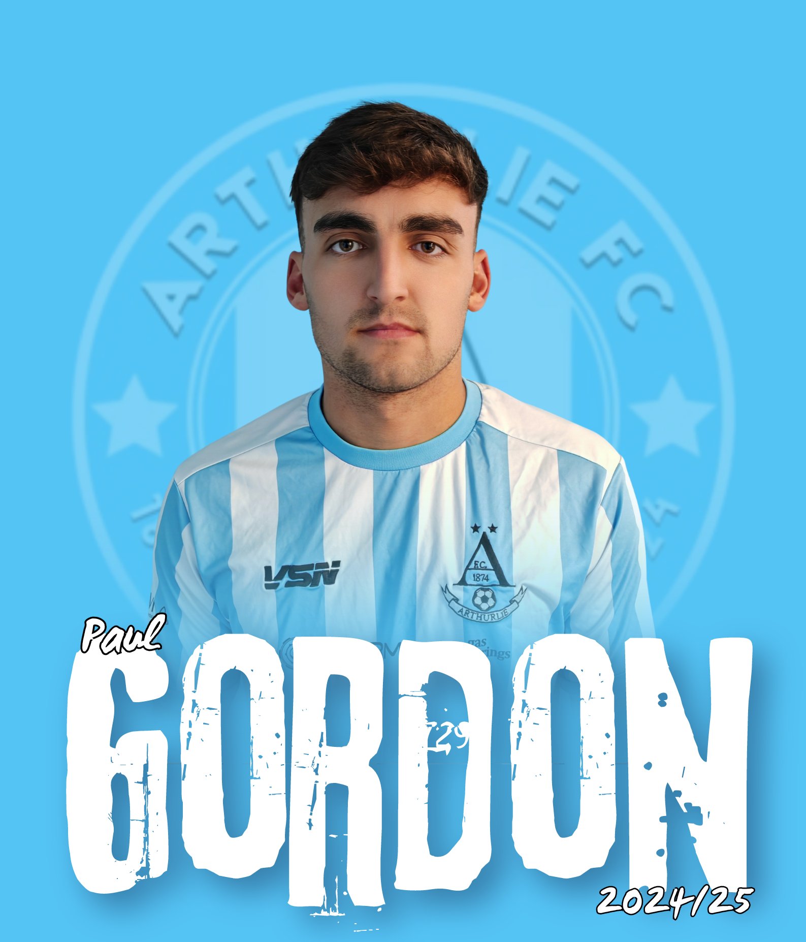 PAUL GORDON JOINS – The Official Website of Arthurlie Football Club
