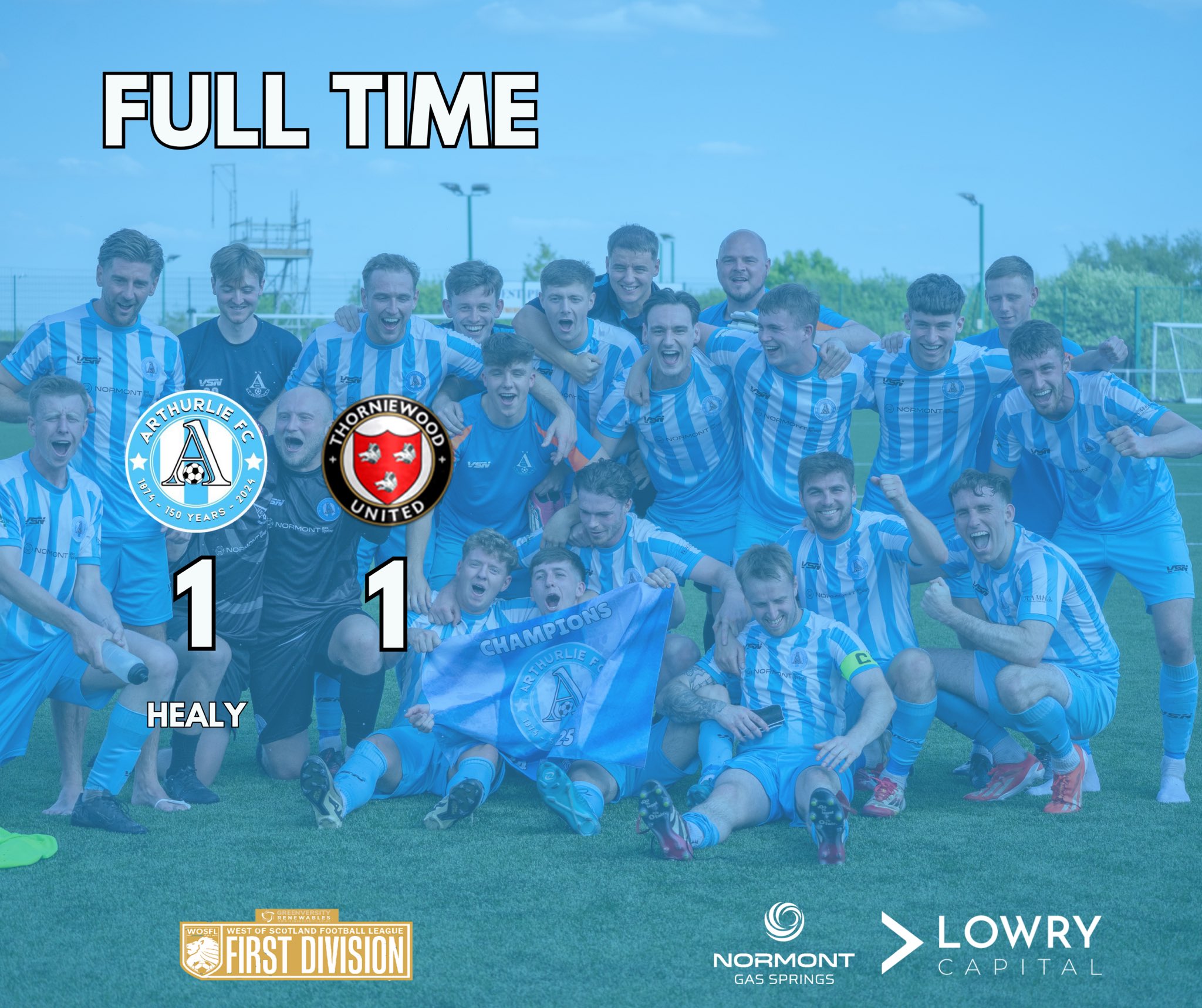 FULL-TIME: ARTHURLIE 1-1 THORNIEWOOD – The Official Website of ...