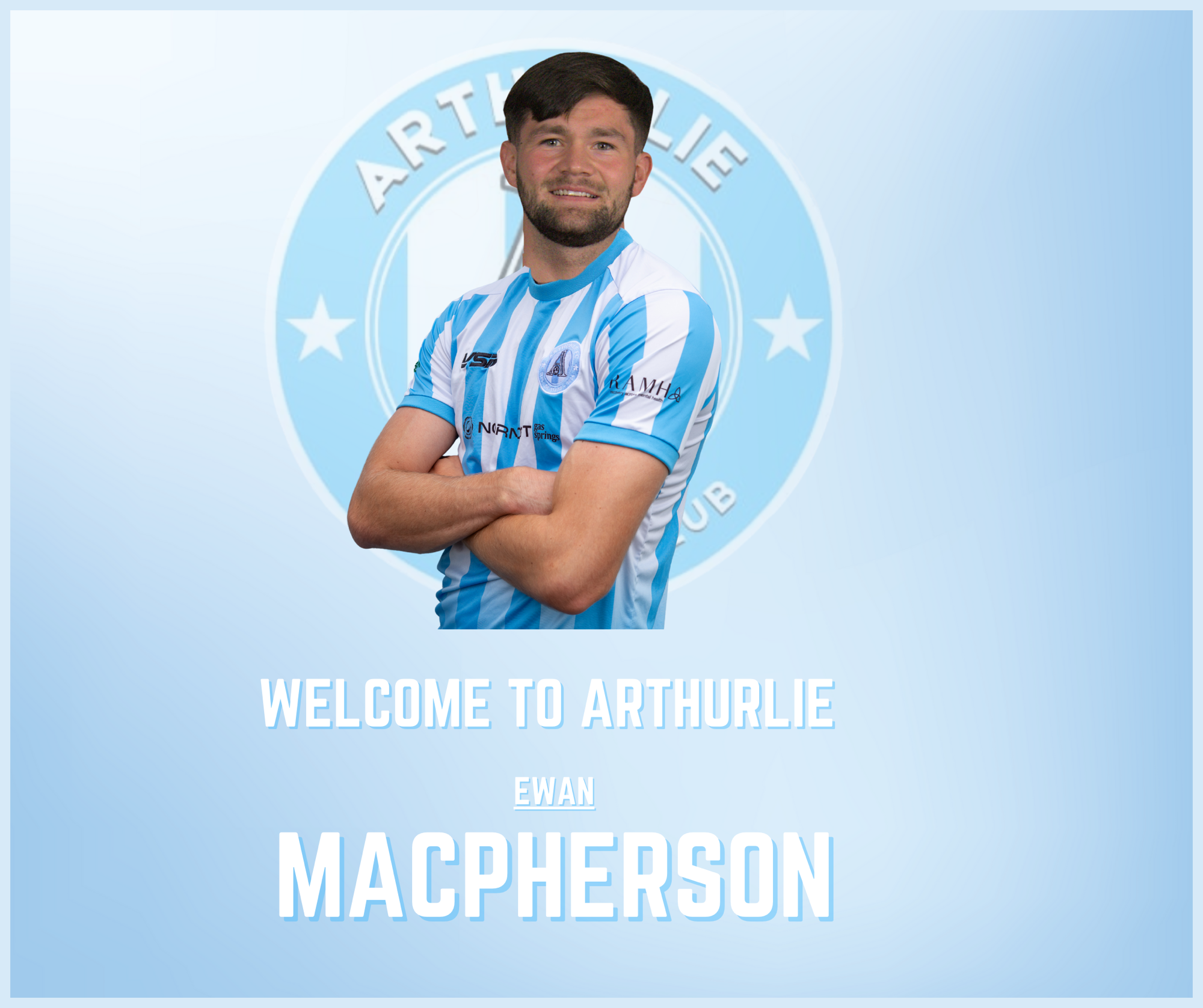 Ewan MacPherson signs!! – The Official Website of Arthurlie Football Club